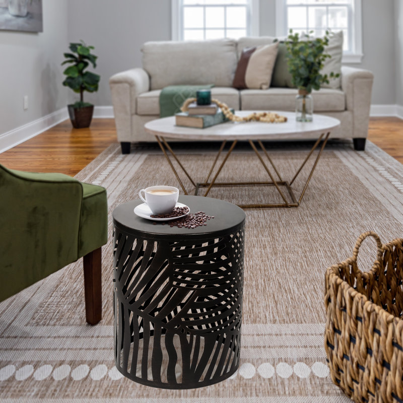 Ebern Designs Camlyn Drum Nesting Tables & Reviews | Wayfair